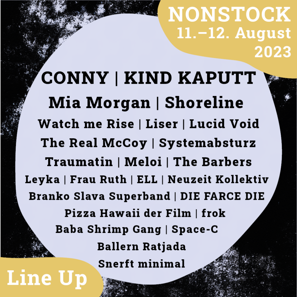 Unser komplettes Line-Up 2023 – Nonstock Festival